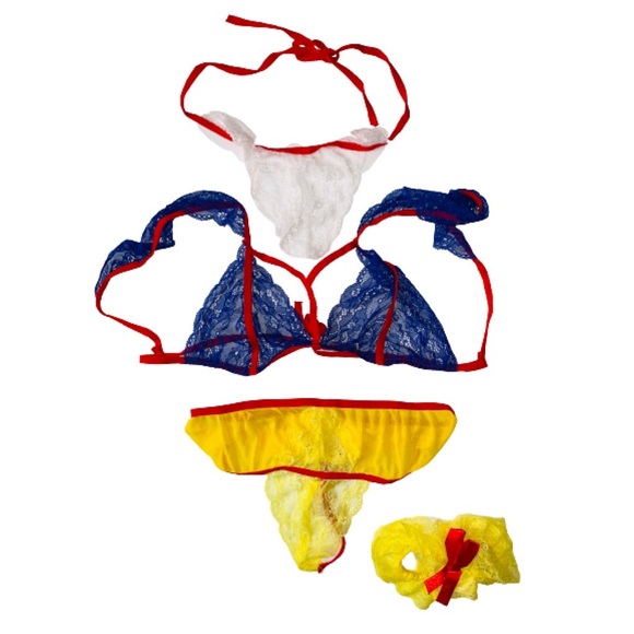 Intimates & Sleepwear | Snow White Disney Princess Lingerie Set Garter ...
